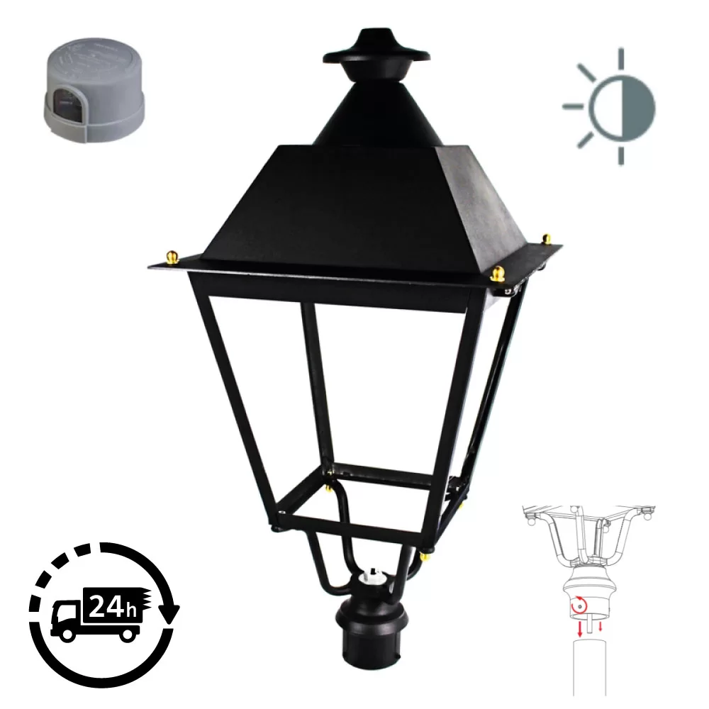 Lamp post light socket store